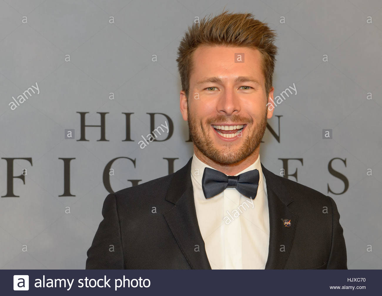 American actor Glen Powell arrives on the red carpet for the global ...