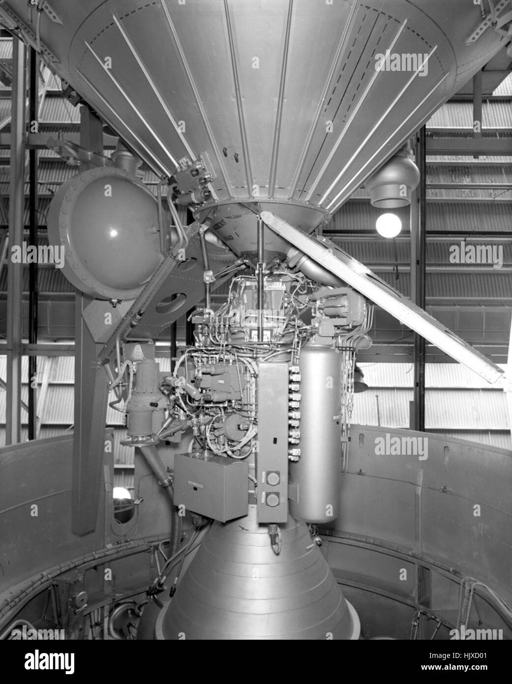 This series of photographs showcases key moments in the Atlas missile ...