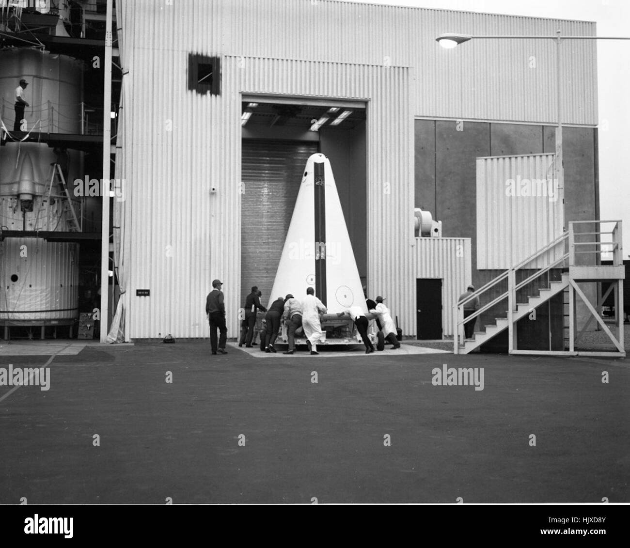 The Atlas missile, an essential element of U.S. defense systems during ...