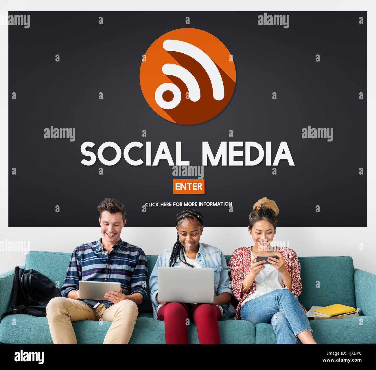 Social Media Networking Connection Concept Stock Photo - Alamy