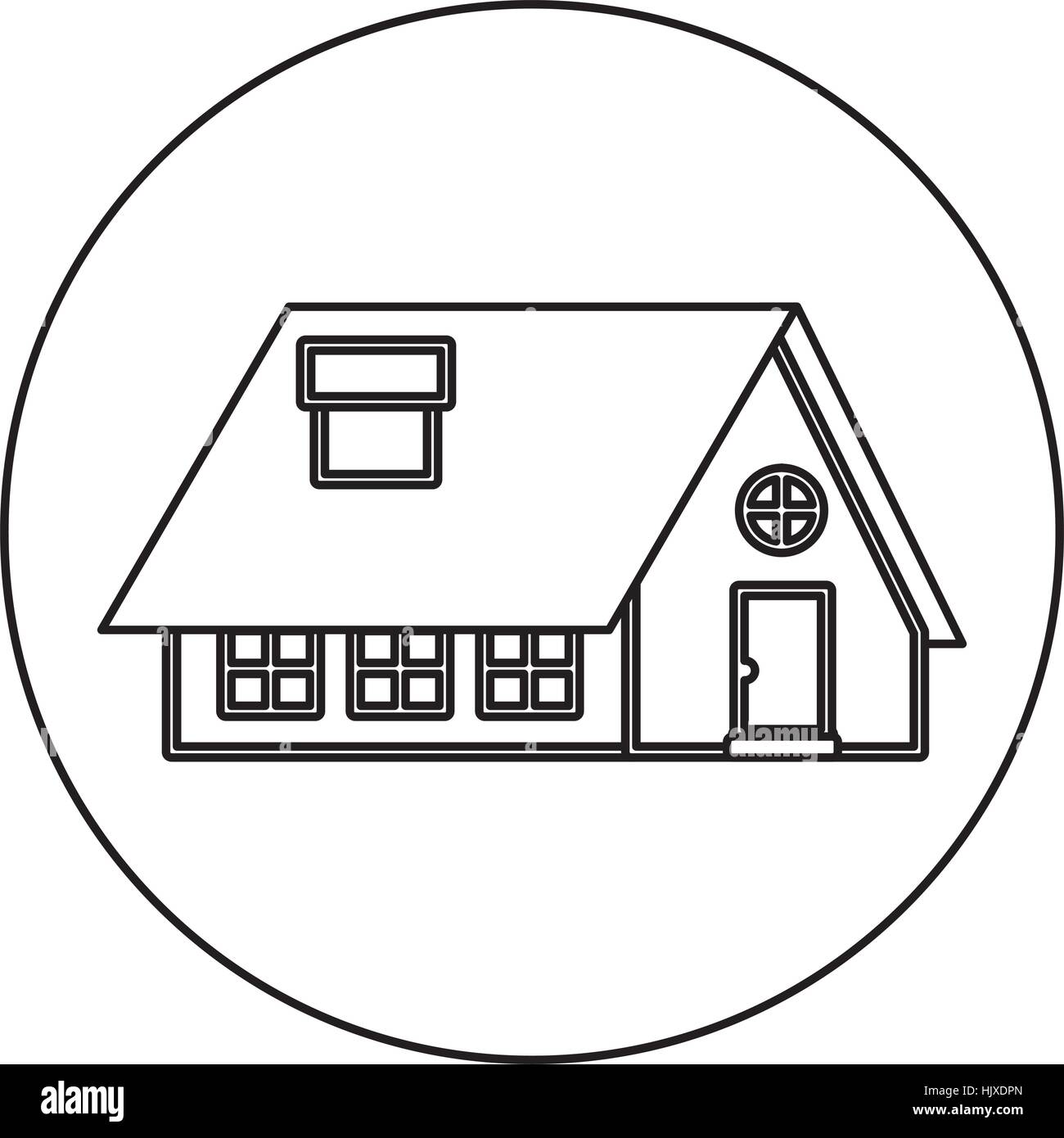 Penthouse condominium residence Stock Vector Images - Alamy