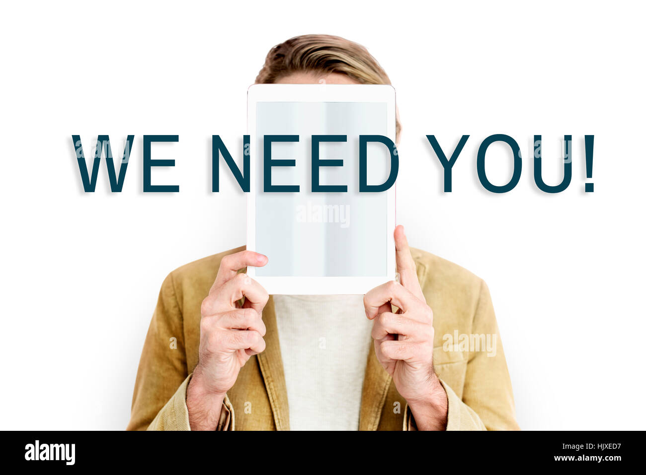We Need You Message Concept Stock Photo - Alamy