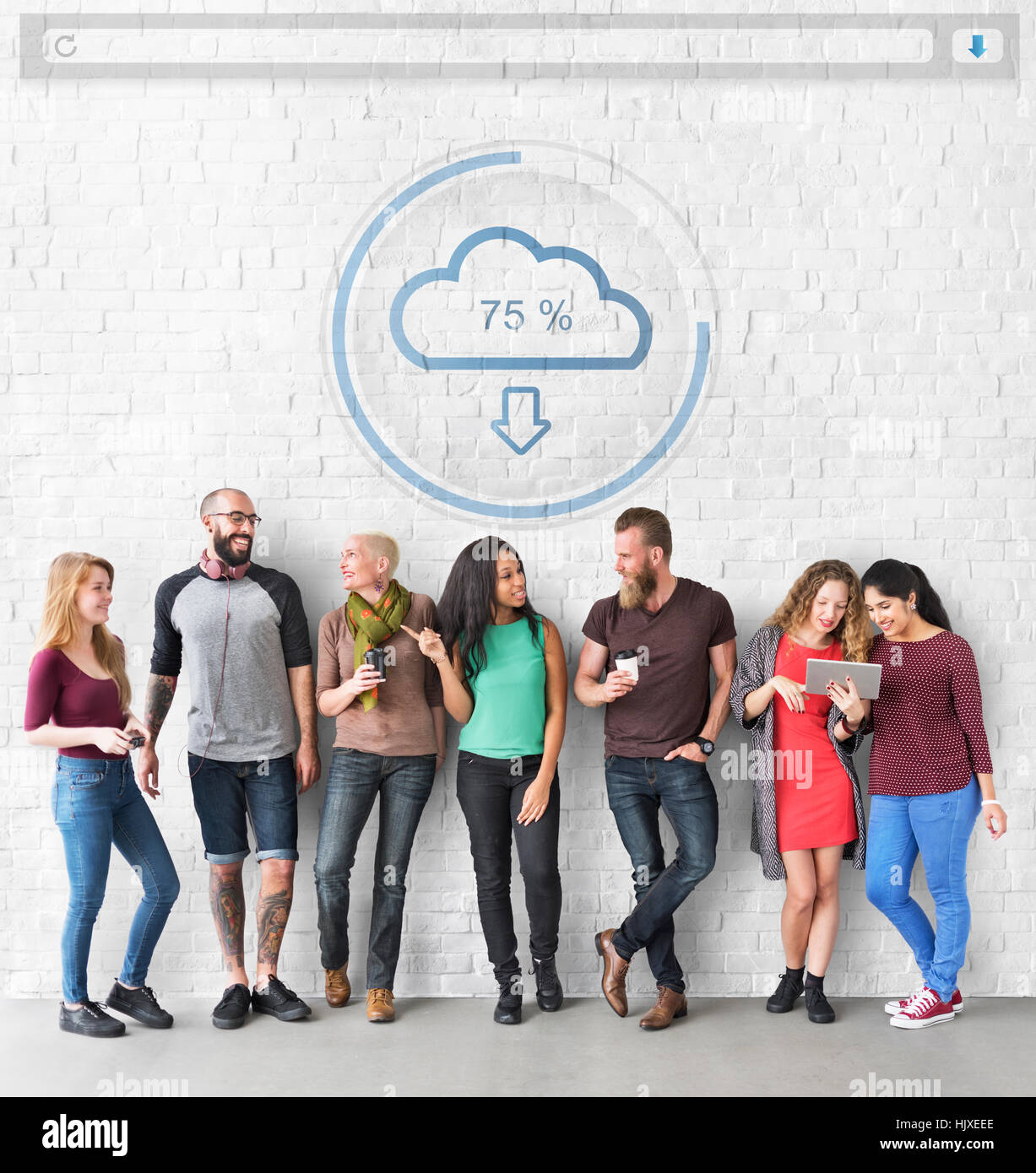 Cloud Storage Modern Technology Concept Stock Photo - Alamy