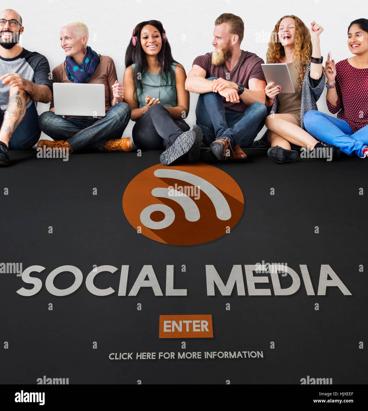 Social Media Networking Connection Concept Stock Photo - Alamy
