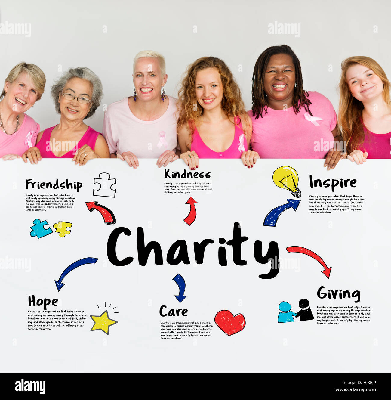 Charity Donations Help Support Giving Community Concept Stock Photo - Alamy