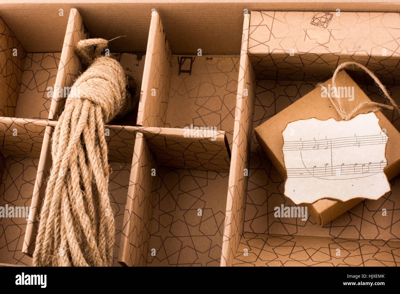 Musical notes on a burnt paper on a brown background Stock Photo - Alamy