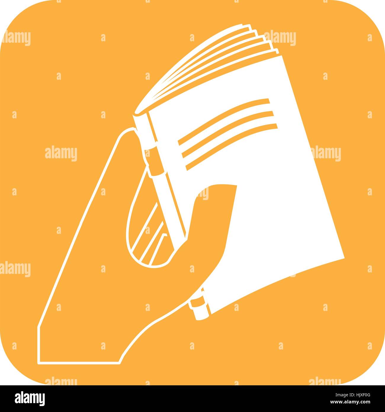 book reading button thumbnail image vector illustration design Stock ...