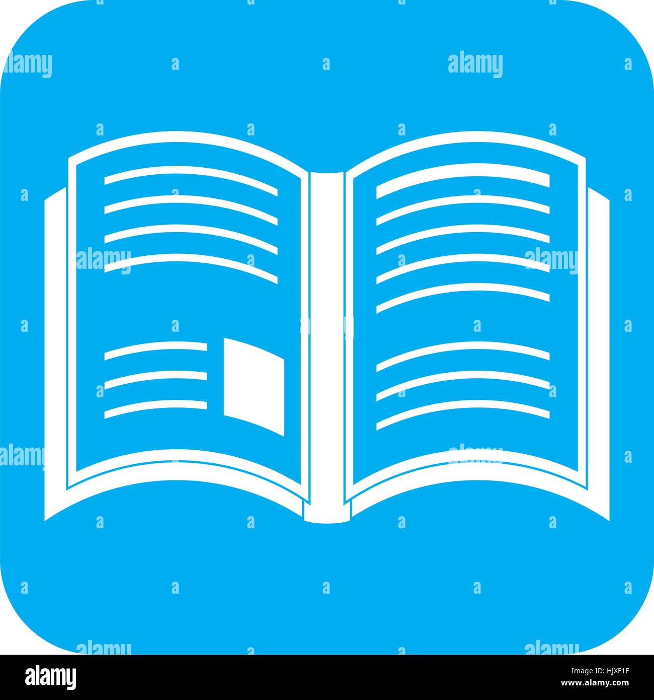 book reading button thumbnail image vector illustration design Stock ...