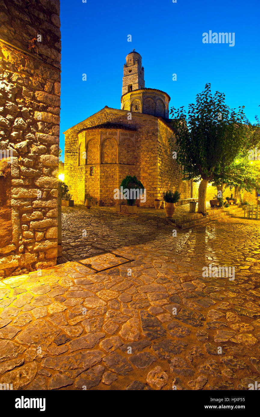 europe, greece, peloponnese, mani, areopoli, town Stock Photo - Alamy