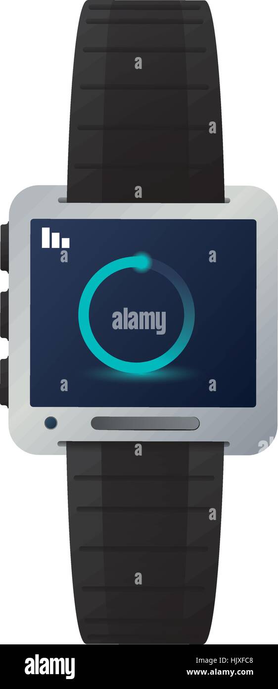 smartwatch button thumbnail icon imagevector illustration design Stock ...