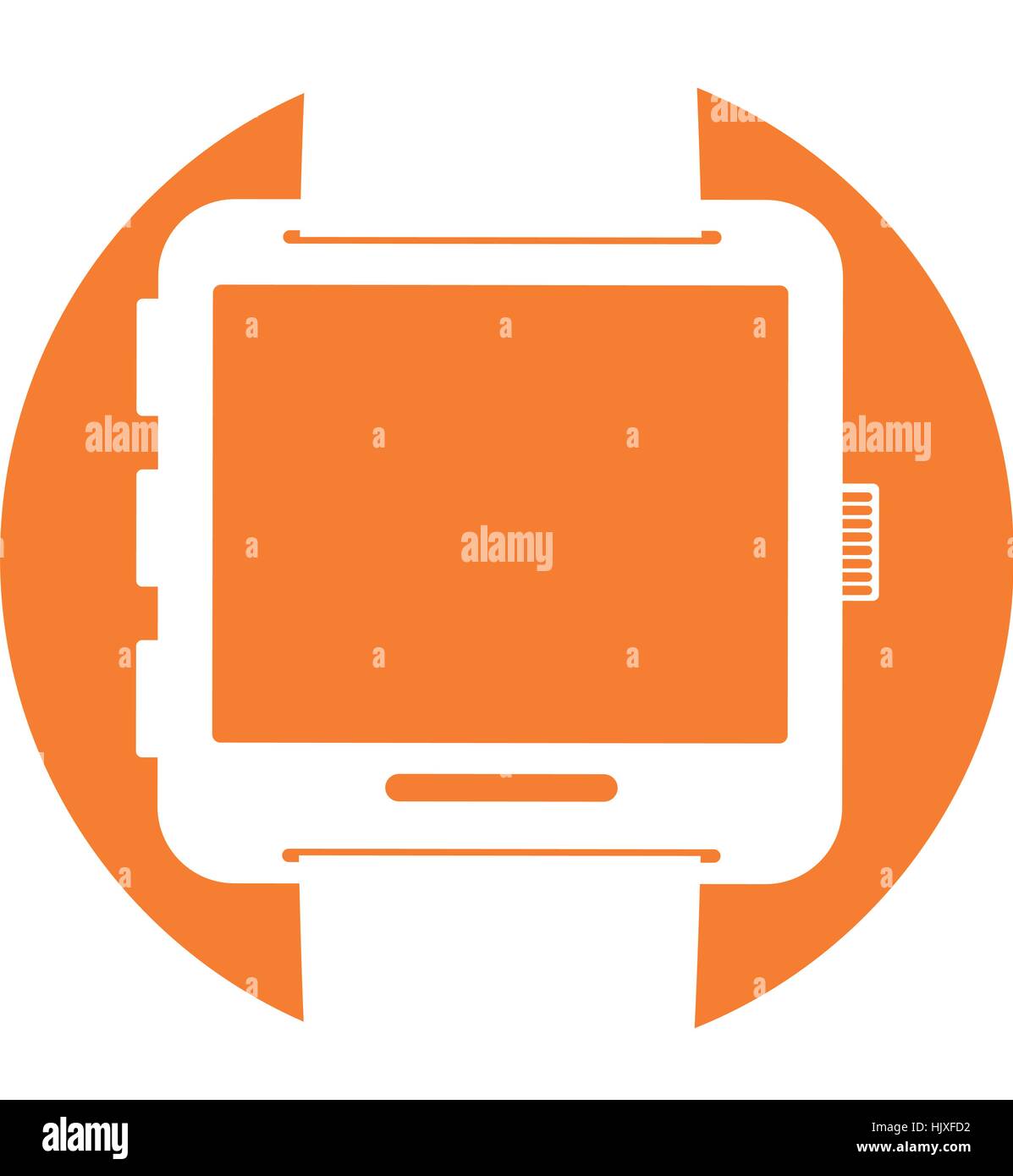smartwatch button thumbnail icon imagevector illustration design Stock ...
