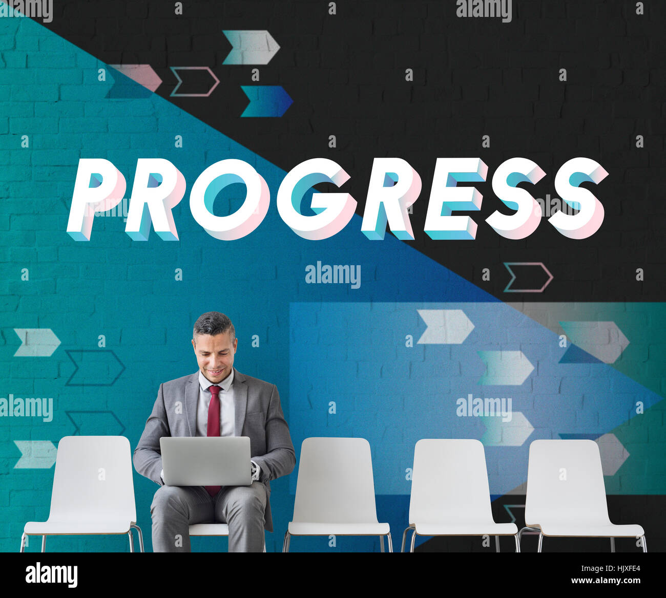 Strategy Progress Efficiency Teamwork Concept Stock Photo - Alamy