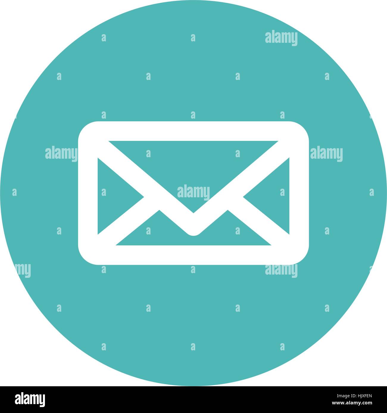 message or email button thumbnail imagevector illustration design Stock ...