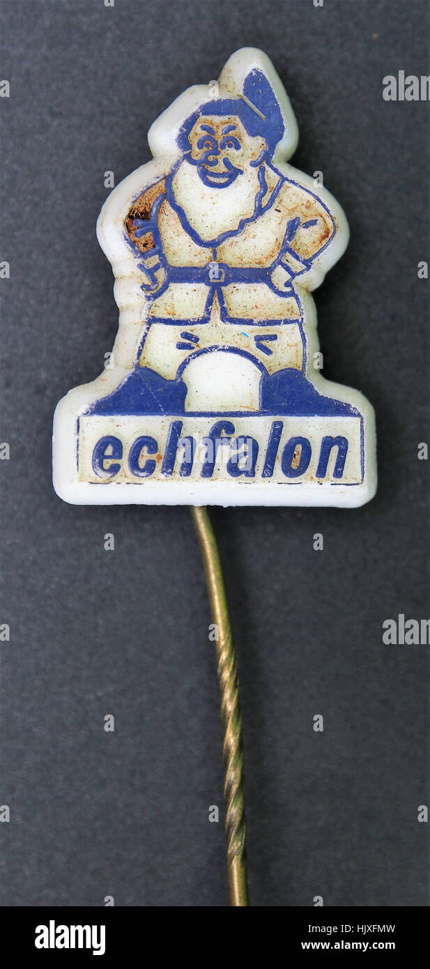 Echfalon speldje blauw Stock Photo - Alamy