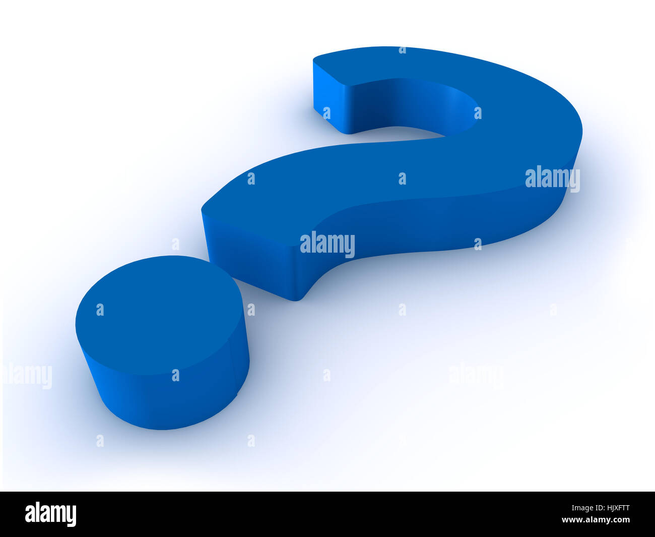 Blue question mark hi-res stock photography and images - Alamy