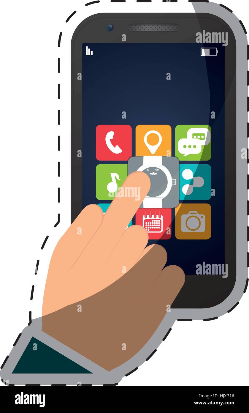 modern phone icon image vector illustration design Stock Vector Image ...