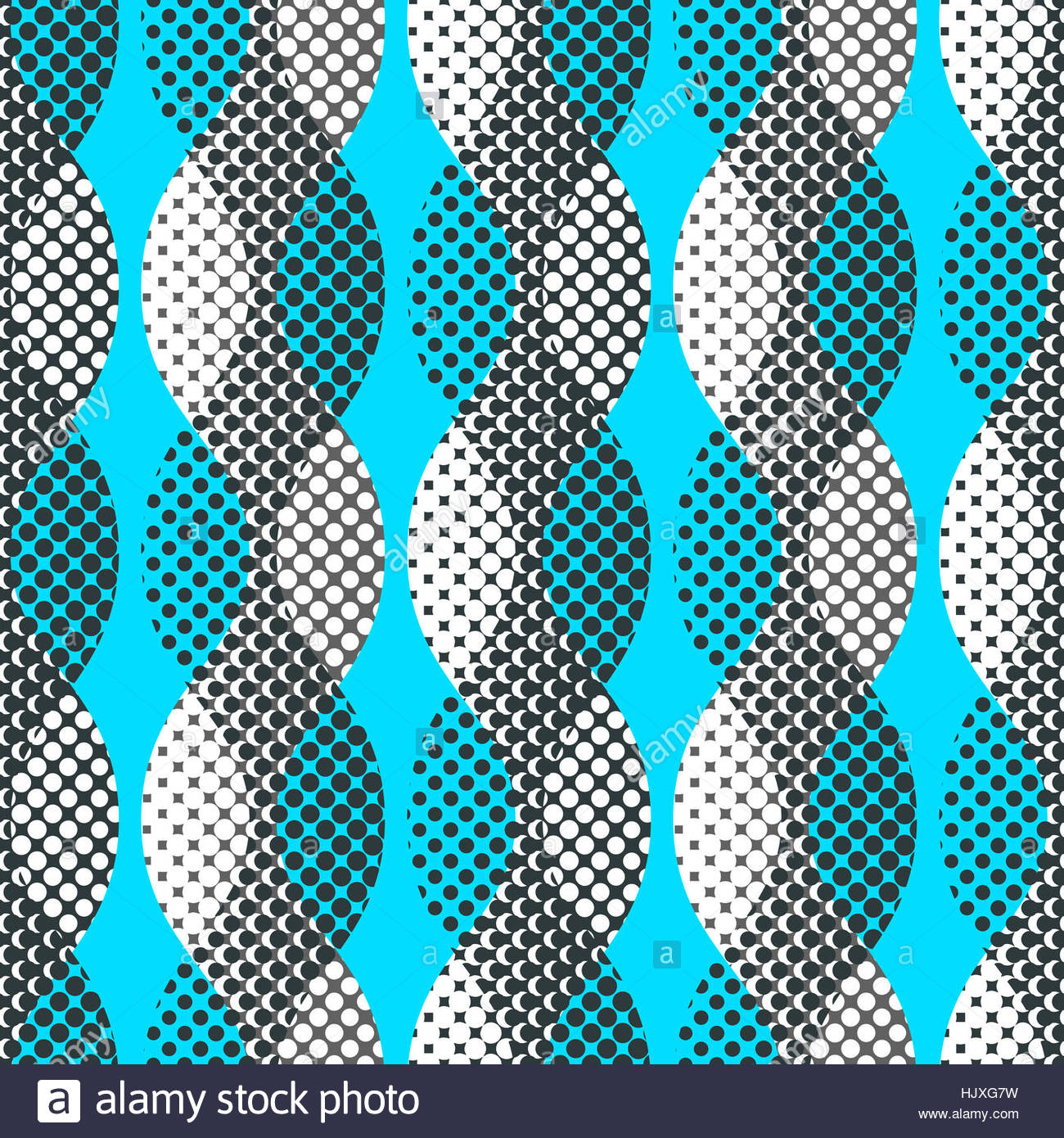 Abstract seamless pattern. Pixelated waves motif background. Print ...