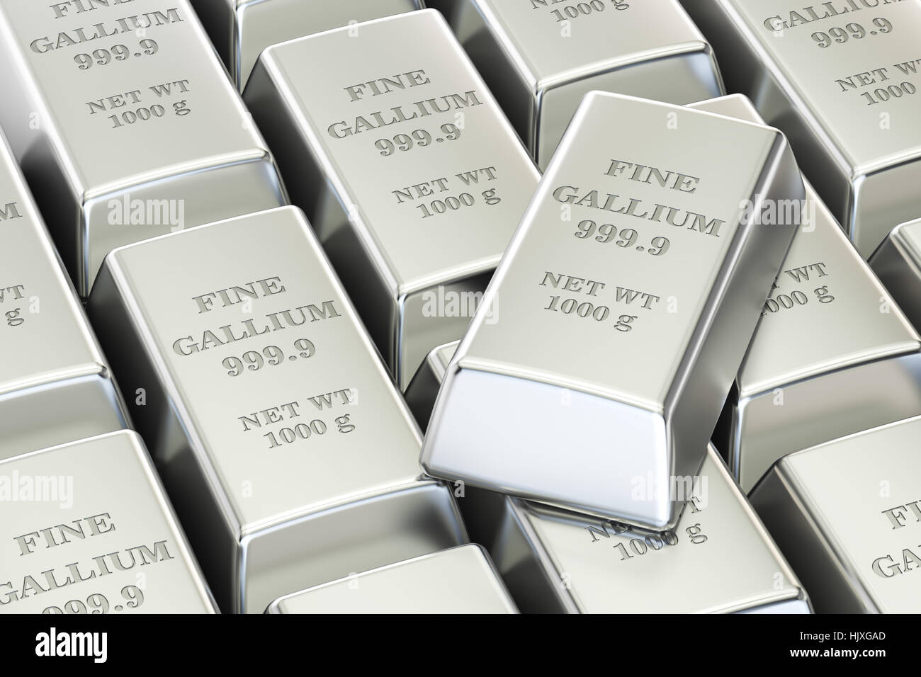Gallium ingots hi-res stock photography and images - Alamy