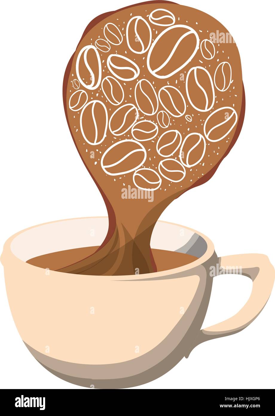 coffee related icons image vector illustration design Stock Vector ...