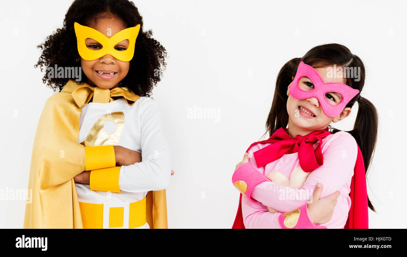 Superhero Girl Bold Brave Female Idol Concept Stock Photo - Alamy
