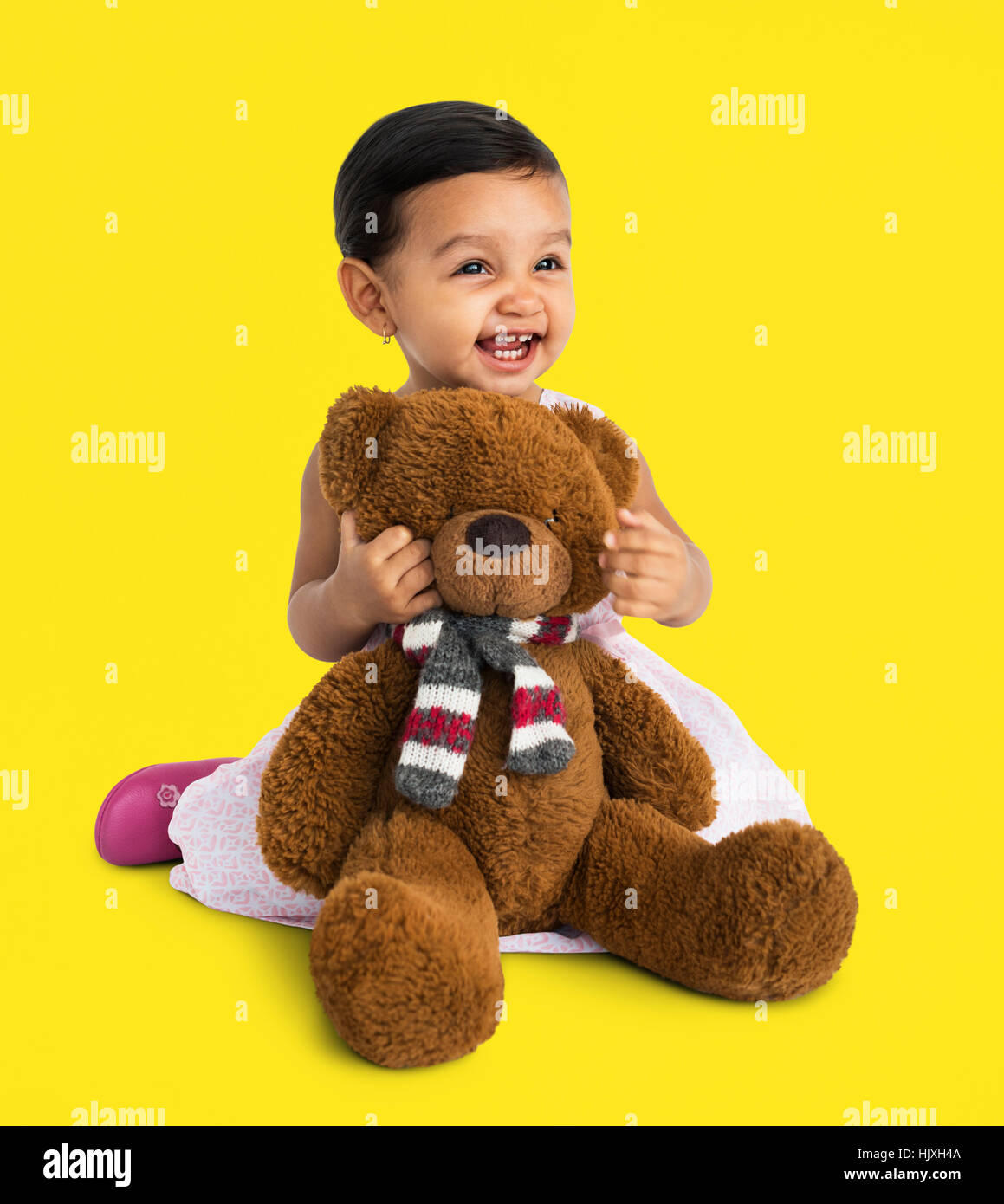 Cheerful Kid Have Fun Smiling Concept Stock Photo - Alamy