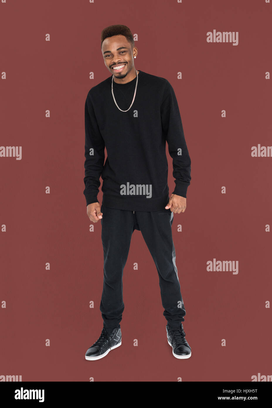Man Studio Shoot Full Body Concept Stock Photo - Alamy