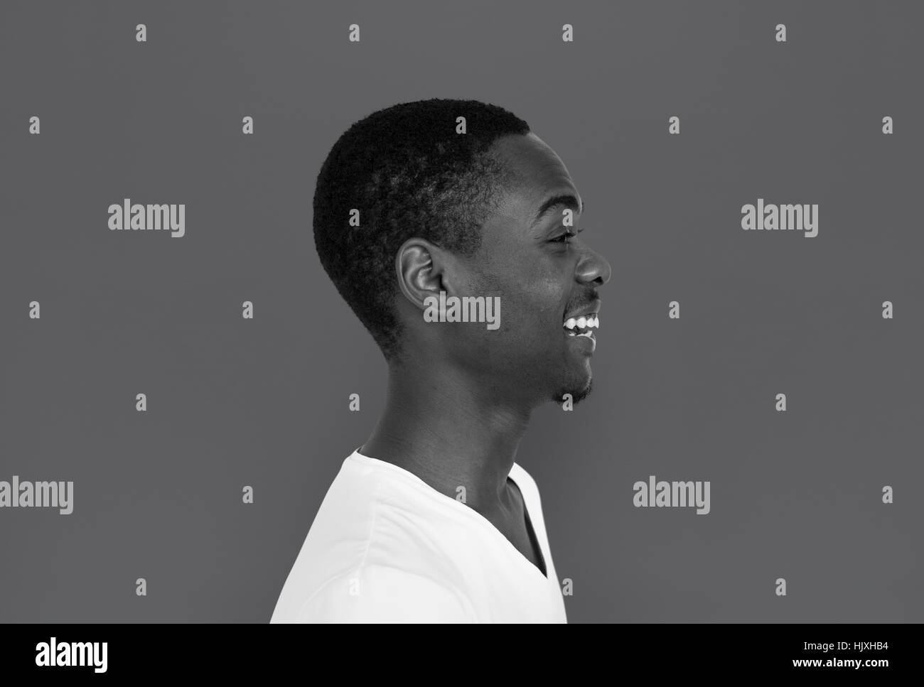 African Male Side Shoot Concept Stock Photo - Alamy