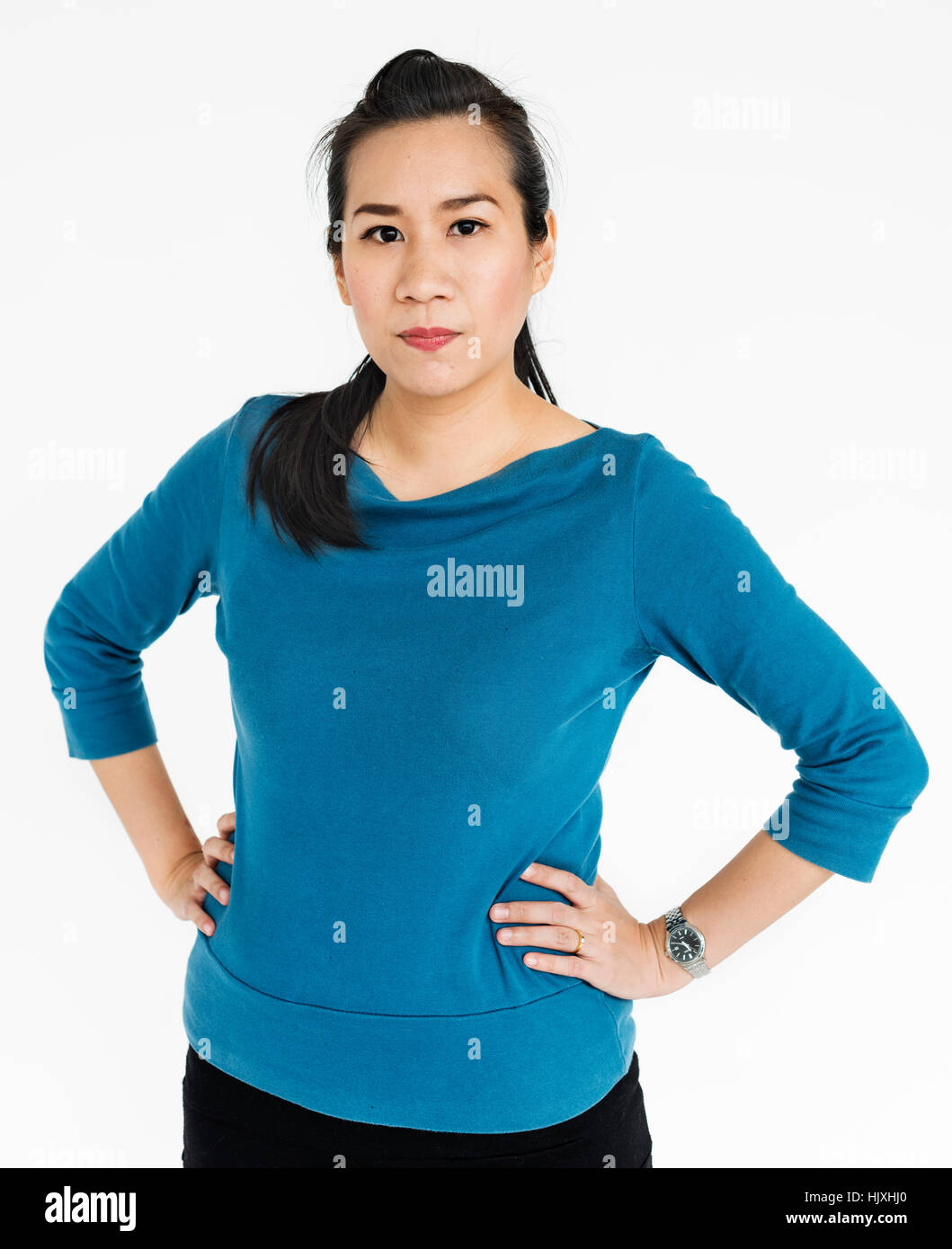 Woman Confidence Self Esteem Portrait Concept Stock Photo - Alamy