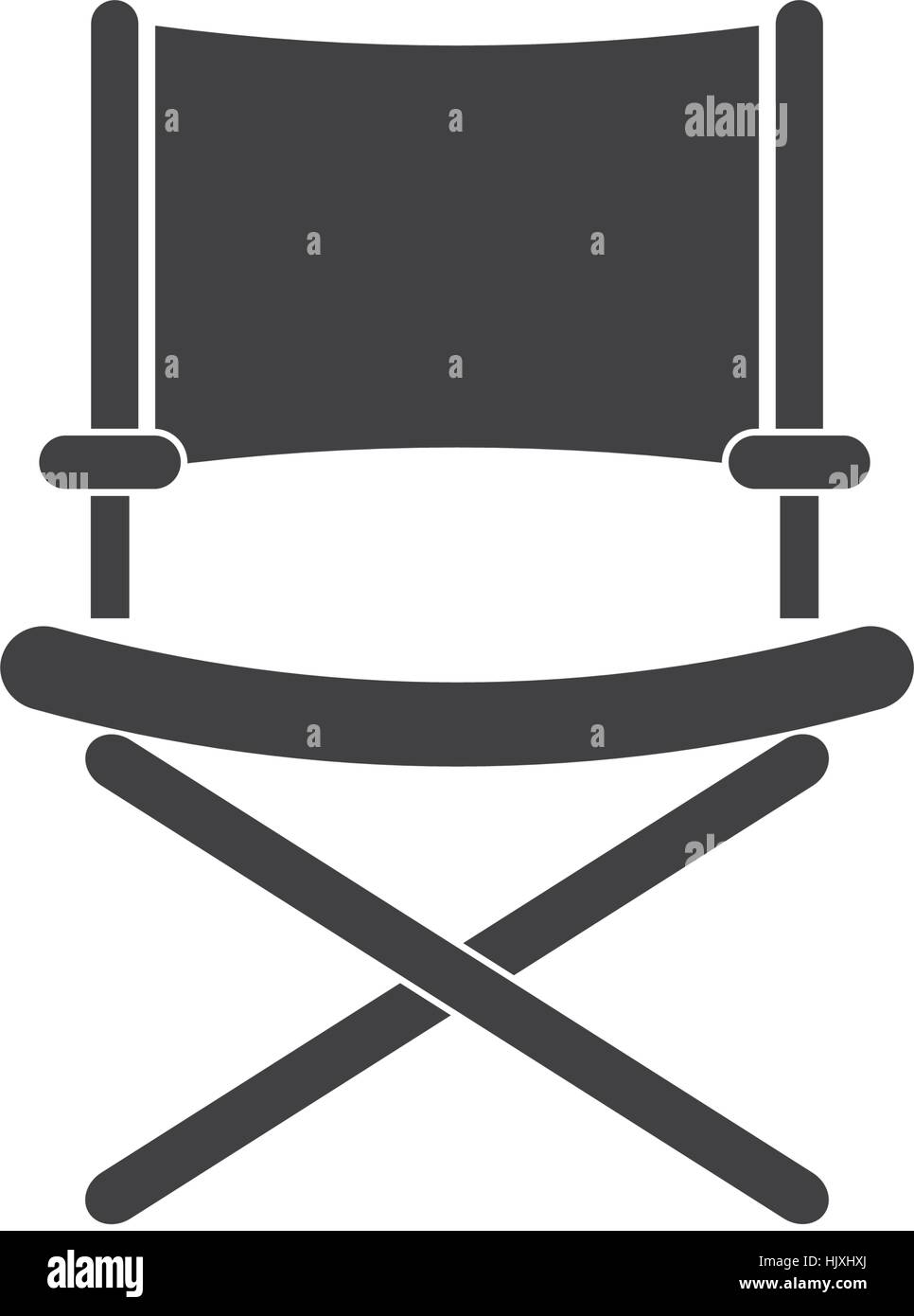 Directors chair black and white Stock Vector Images - Alamy