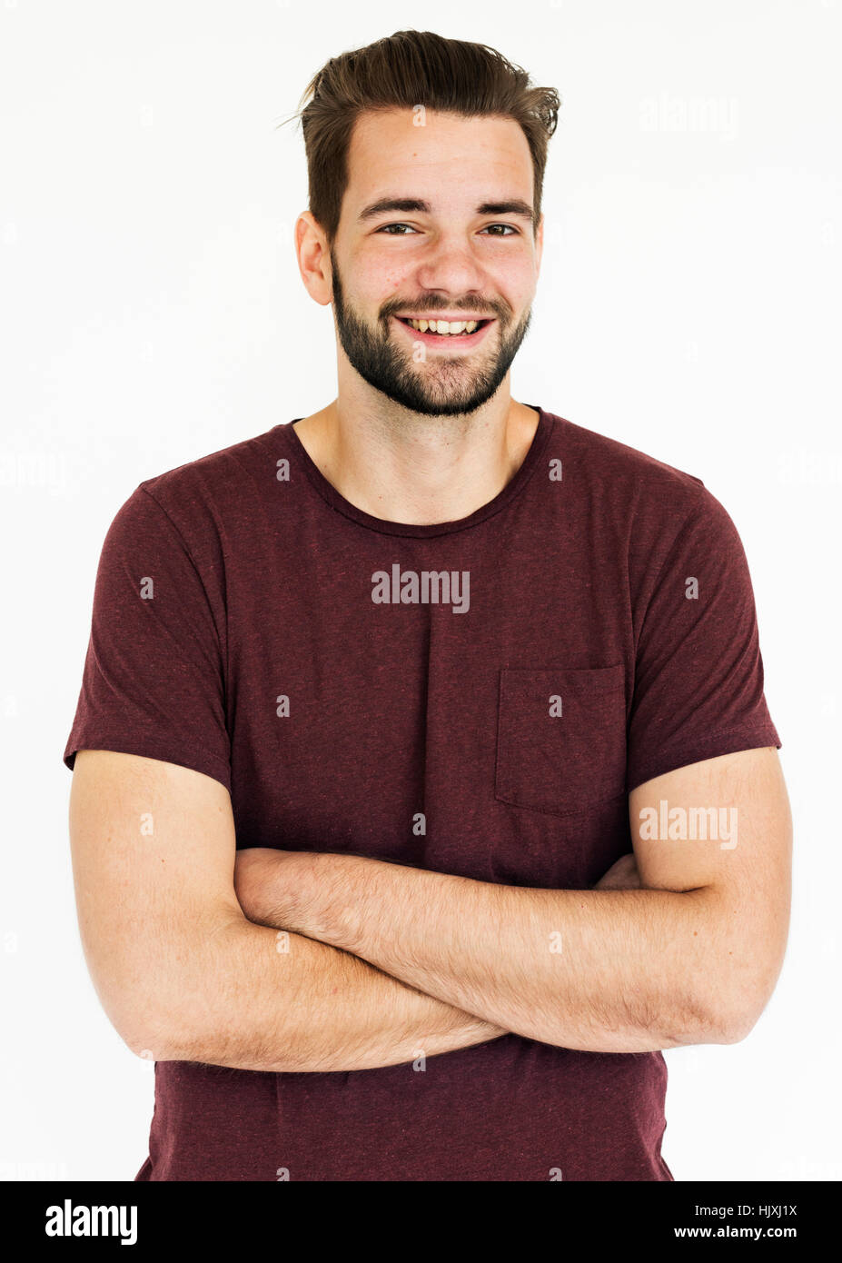 Men Smile Face Expression Portrait Concept Stock Photo - Alamy