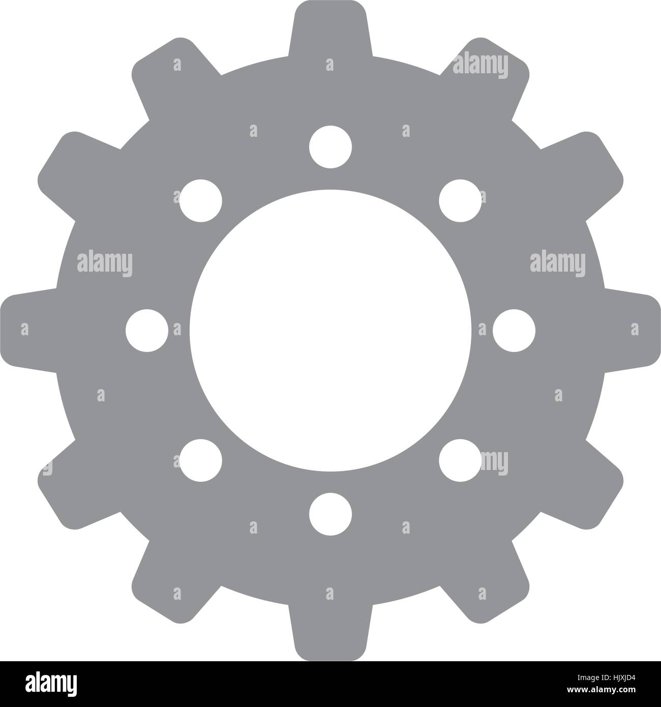 Gear machinery piece icon vector illustration graphic design Stock ...