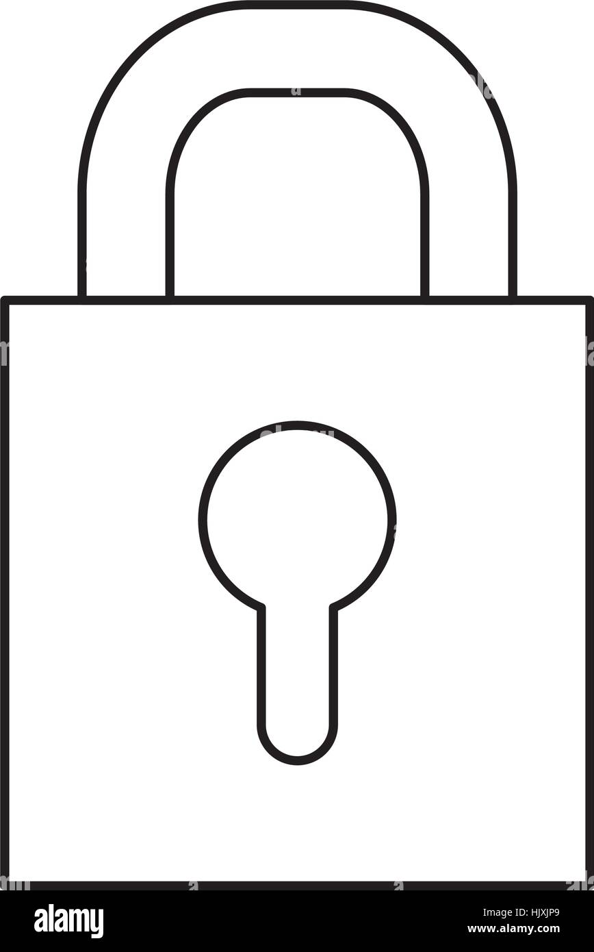 Padlock security symbol icon vector illustration graphic design Stock ...