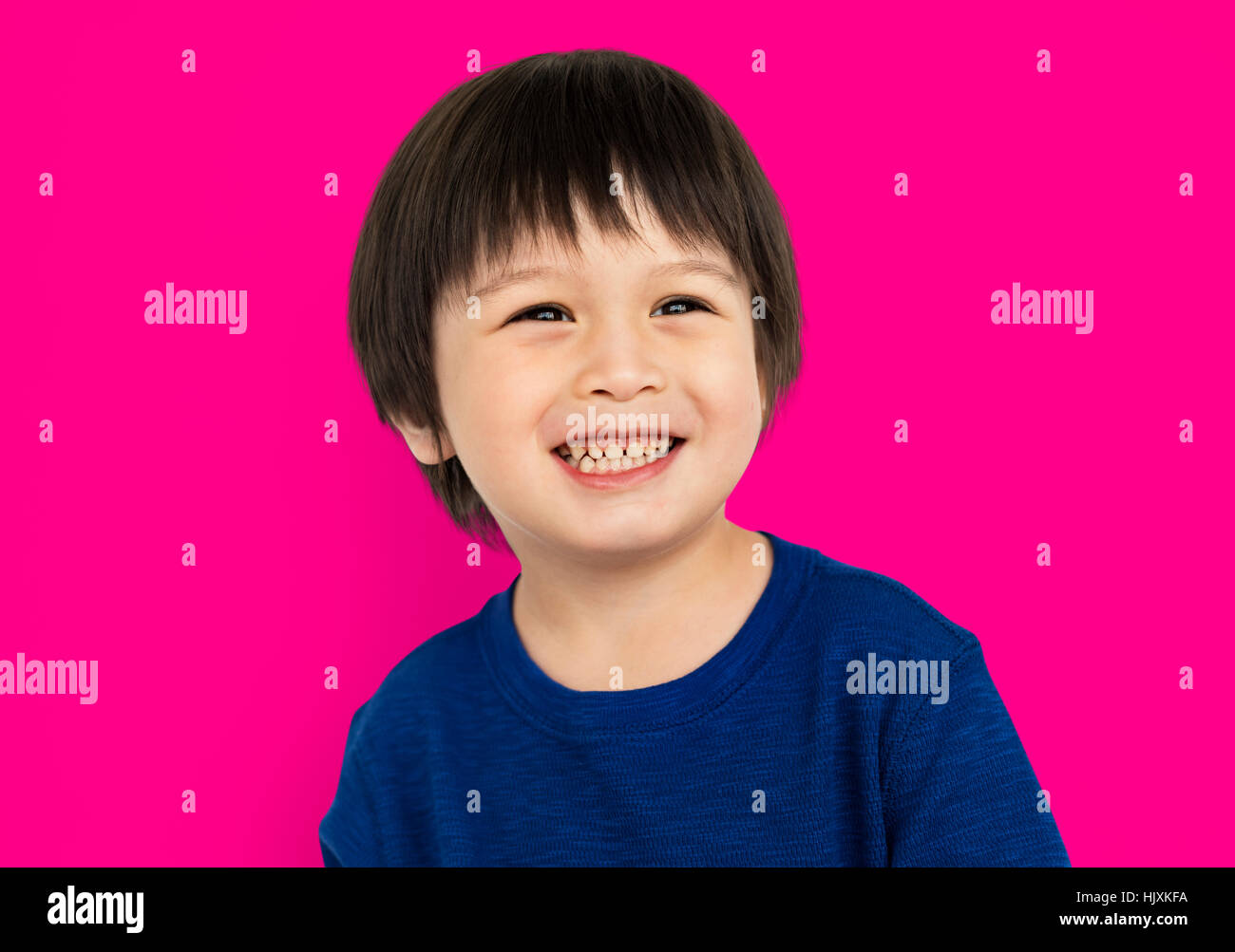 Little Kid Boy Smile Happy Concept Stock Photo - Alamy