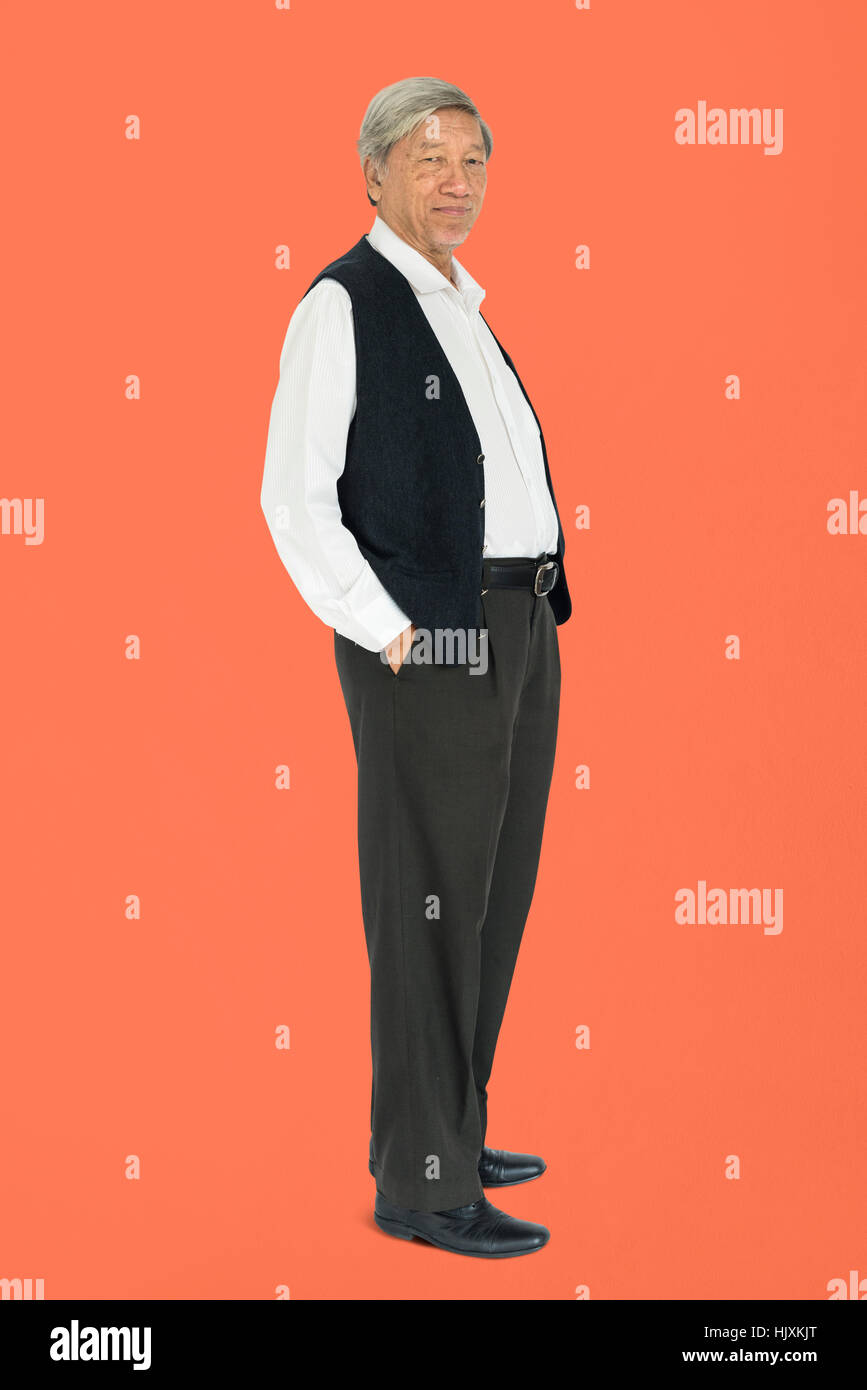 People Man Full Body Studio Shoot Concept Stock Photo - Alamy