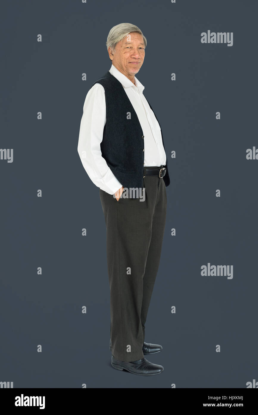 People Man Full Body Studio Shoot Concept Stock Photo - Alamy