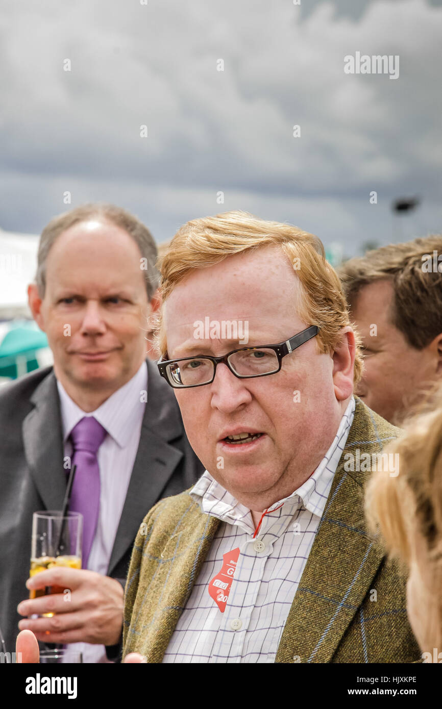 British journalist and author Simon Heffer at a country fair Stock ...