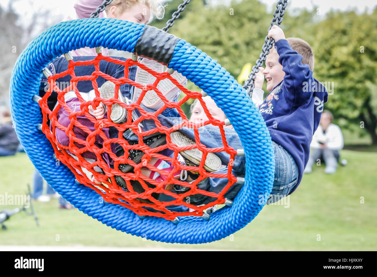 Children's safe play areas Stock Photo - Alamy
