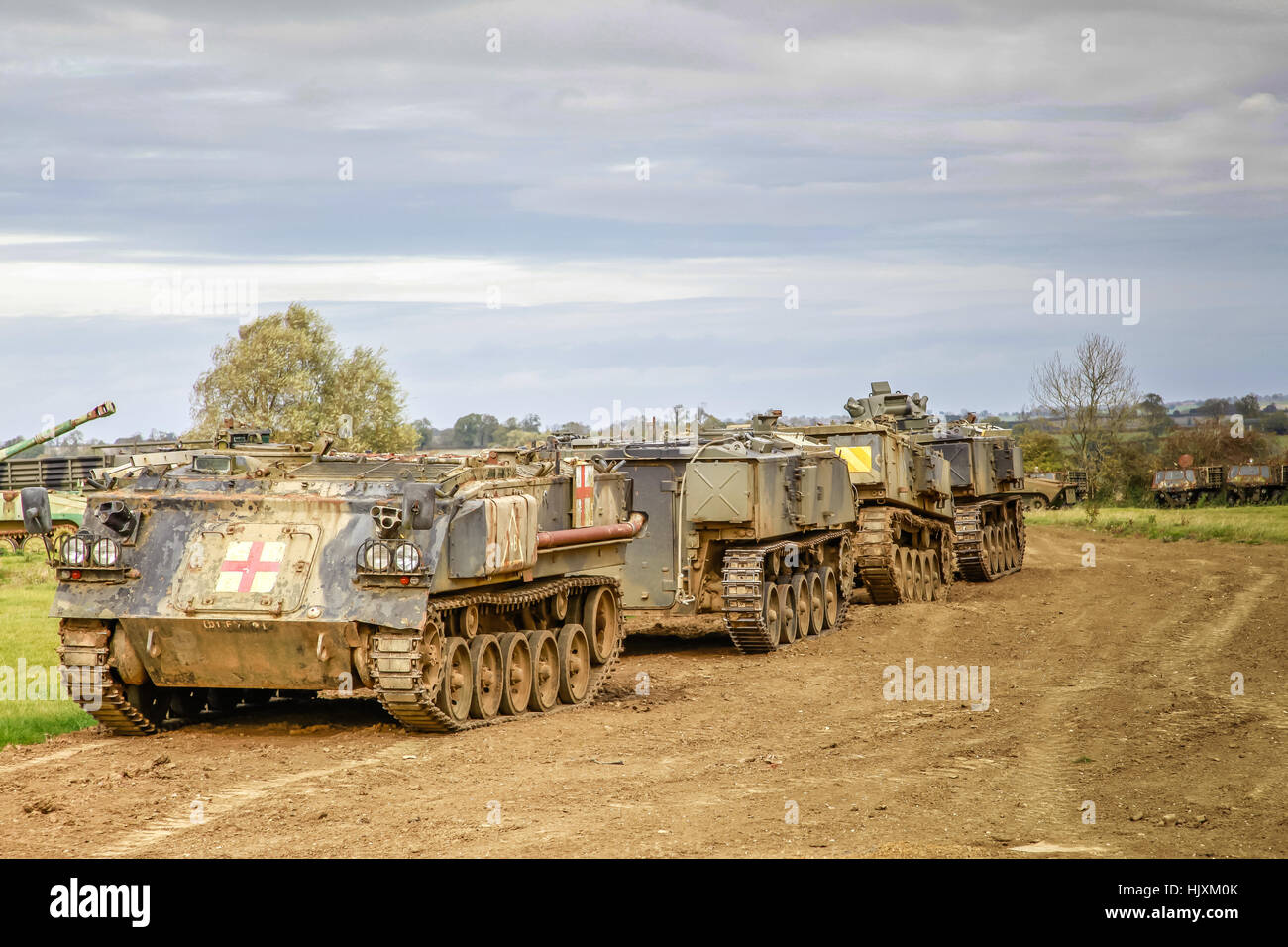 Tank crushing car hi-res stock photography and images - Alamy