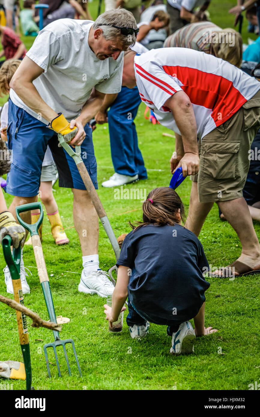 The World Worm Charming Championships in Cheshire Stock Photo - Alamy