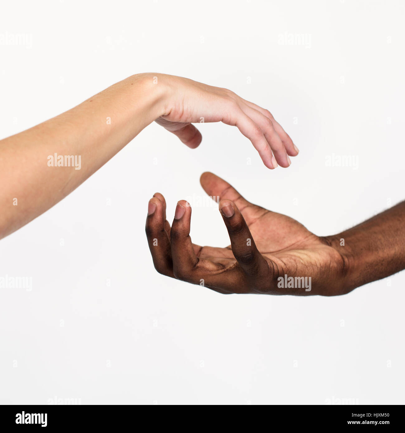 Unity Diversity Humanity Palm Ethnic Society Concept Stock Photo - Alamy