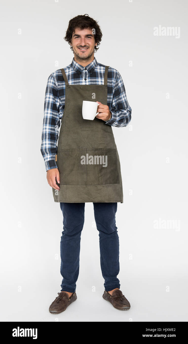 Caucasian Man Male Studio Pose Concept Stock Photo - Alamy