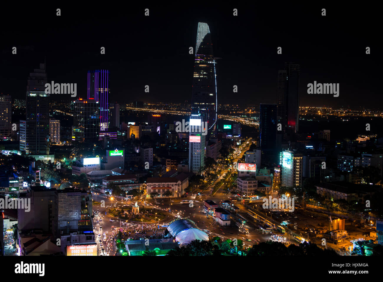 Birds eye view saigon hi-res stock photography and images - Alamy