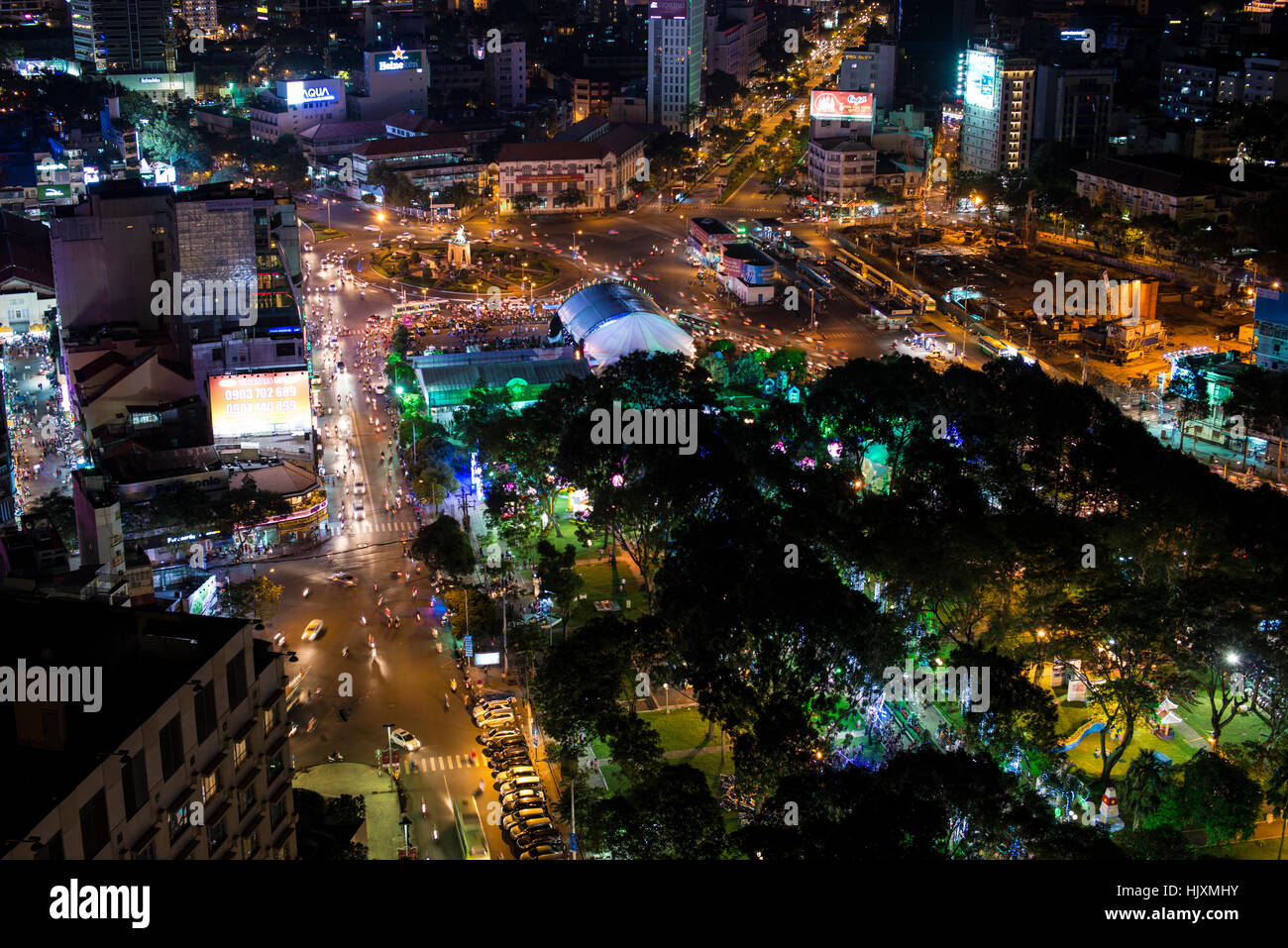 Birds eye view saigon hi-res stock photography and images - Alamy