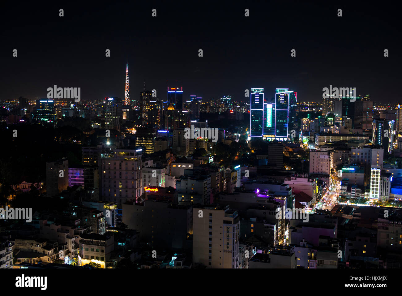 Ho chi minh city streetscape hi-res stock photography and images - Alamy