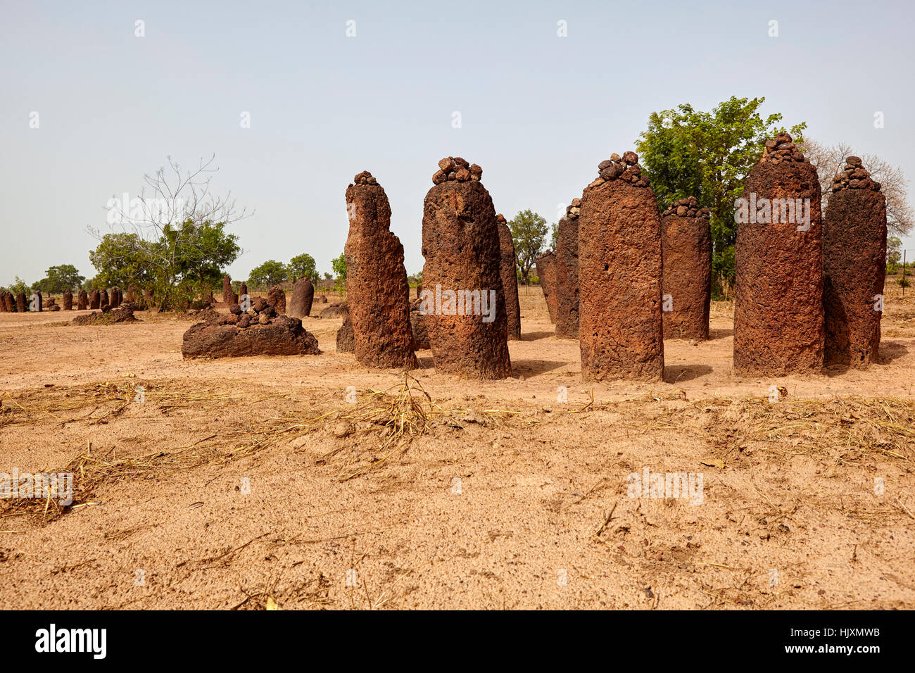 Wassu Stone Circles, UNESCO World Heritage Site, the Gambia, Africa ...