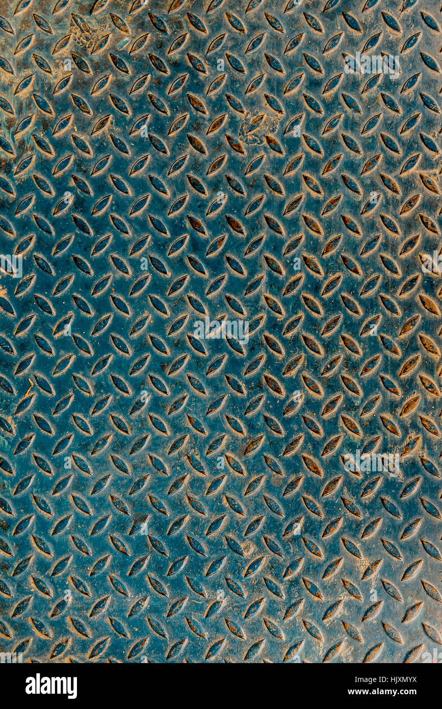 diamond iron plate texture as a background Stock Photo - Alamy