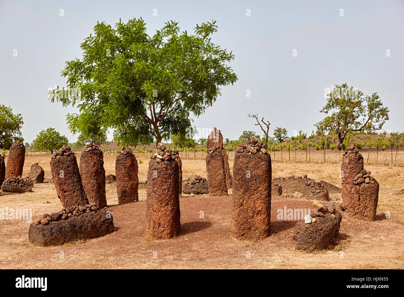 Wassu Stone Circles, UNESCO World Heritage Site, the Gambia, Africa ...