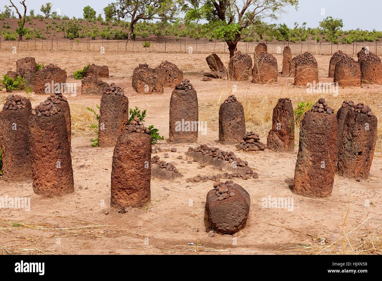 Wassu Stone Circles, UNESCO World Heritage Site, the Gambia, Africa ...