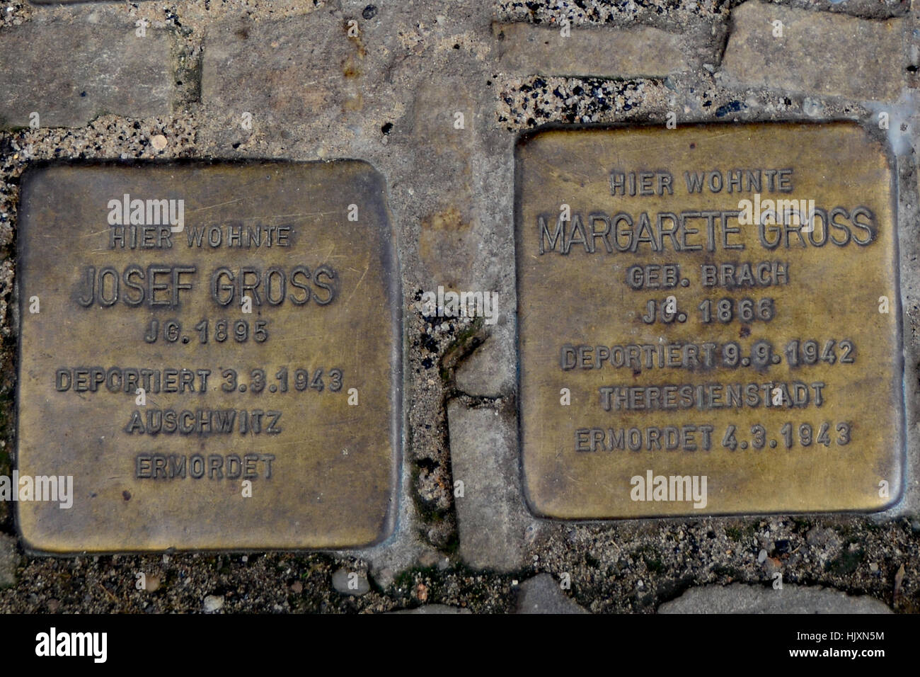 Memorial plaque auschwitz birkenau hi-res stock photography and images ...