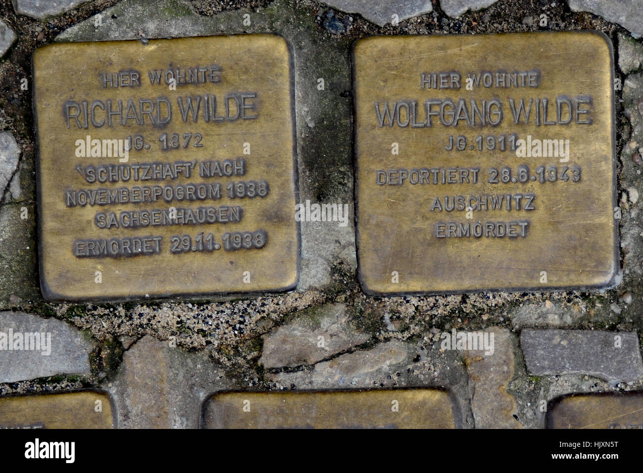 Memorial plaque auschwitz birkenau hi-res stock photography and images ...